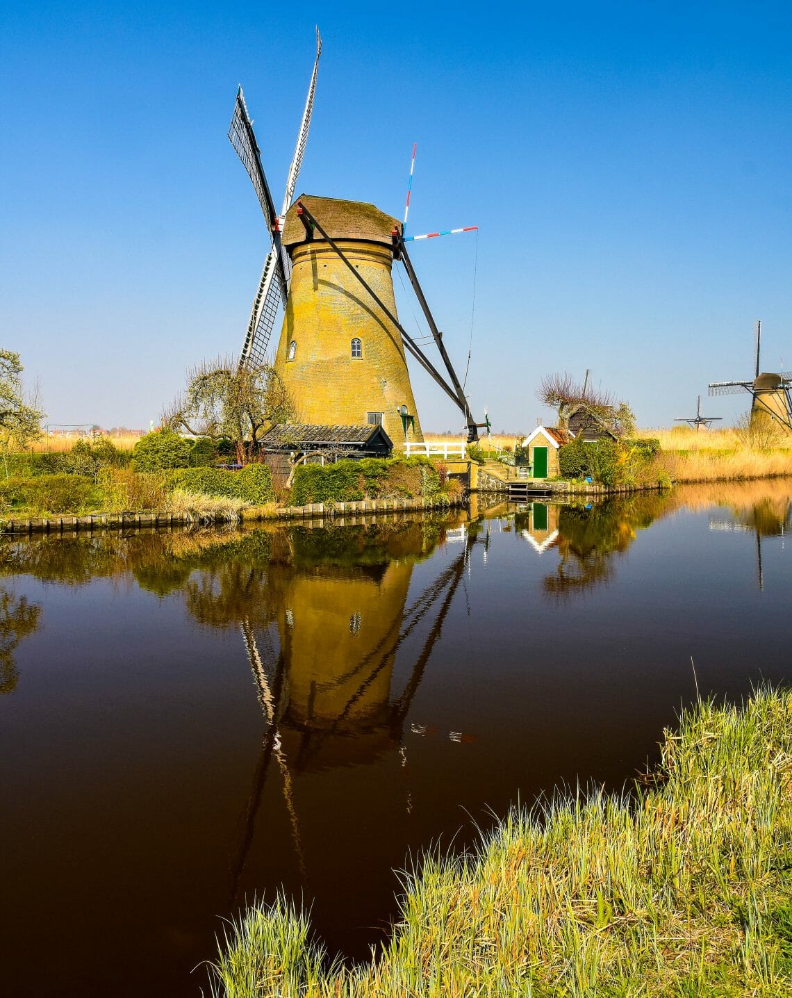 The Kinderdijk Windmills of The Netherlands - Wanderers Compass
